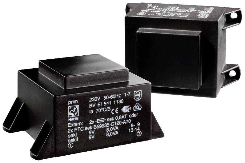 Hahn BV EI 541 1126 transformator za štampanu ploču 230 V → 18 V/AC