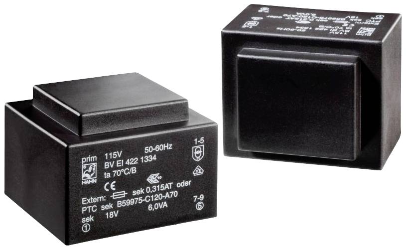 Hahn BV EI 422 1225 transformator za štampanu ploču 230 V → 12 V/AC