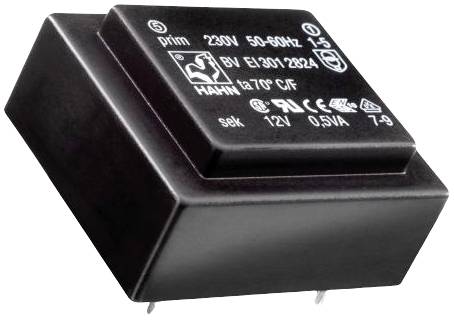 Hahn BV EI 301 3005 transformator za štampanu ploču 230 V → 6 V/AC