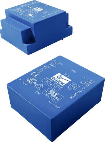 FL 6/8 transformator za štampanu ploču 115 V → 8 V/AC