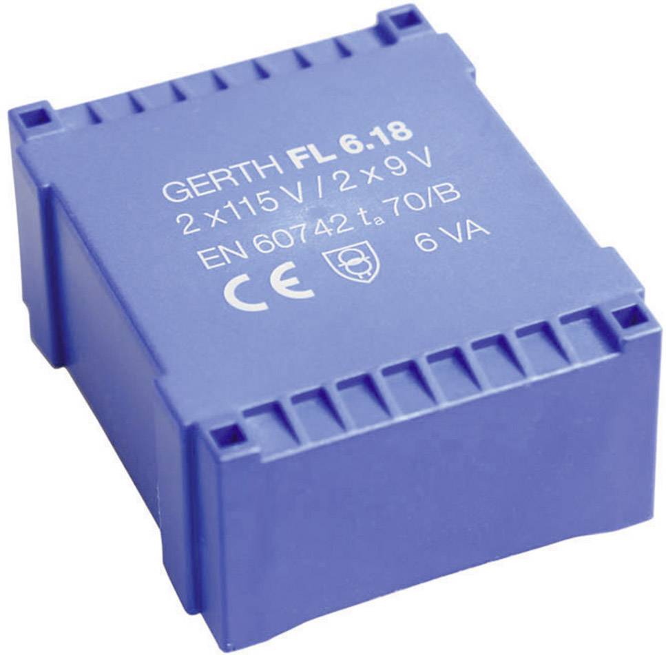 FL6.18 transformator za štampanu ploču 115 V → 9 V/AC