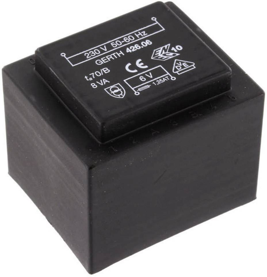 Gerth PTF420601 transformator za štampanu ploču 230 V → 6 V/AC