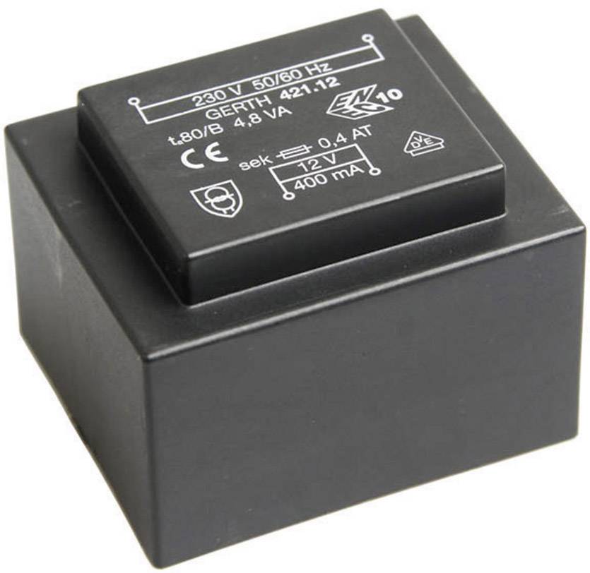 Gerth PT421201 transformator za štampanu ploču 230 V → 12 V/AC