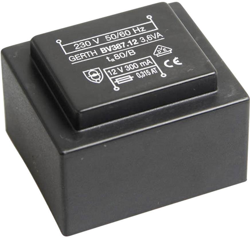 Gerth PTG382402 transformator za štampanu ploču 230 V → 12 V/AC