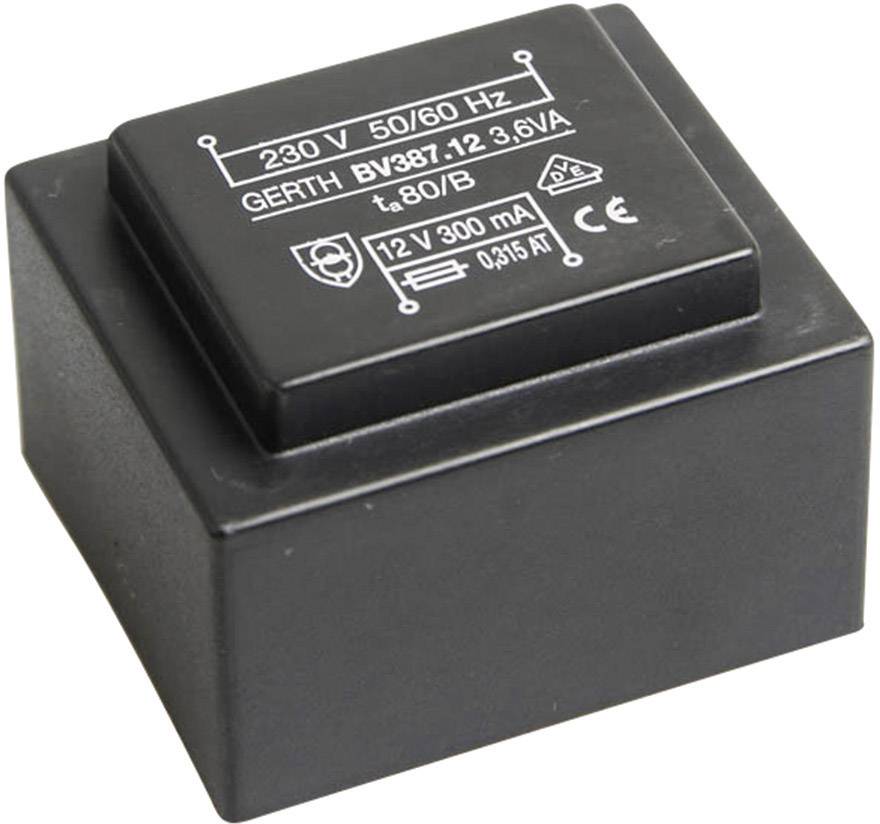 Gerth PTG382401 transformator za štampanu ploču 230 V → 24 V/AC
