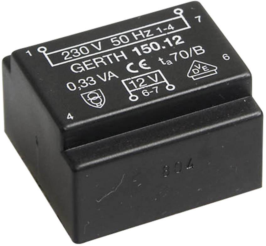 Gerth PT151501 transformator za štampanu ploču 230 V → 15 V/AC