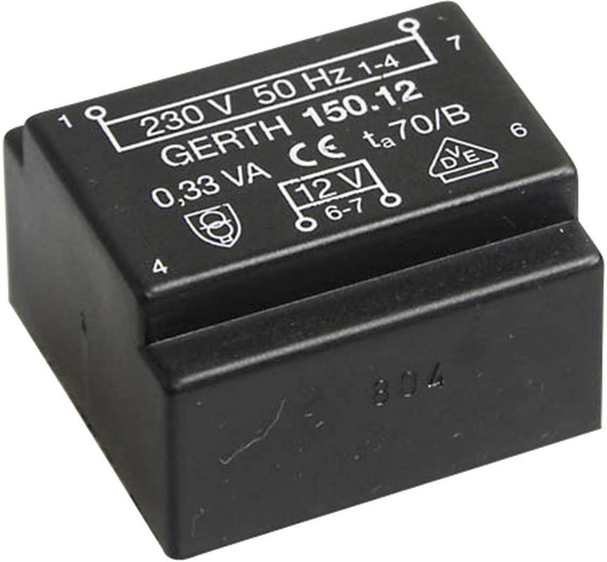 Gerth PT150601 transformator za štampanu ploču 230 V → 6 V/AC