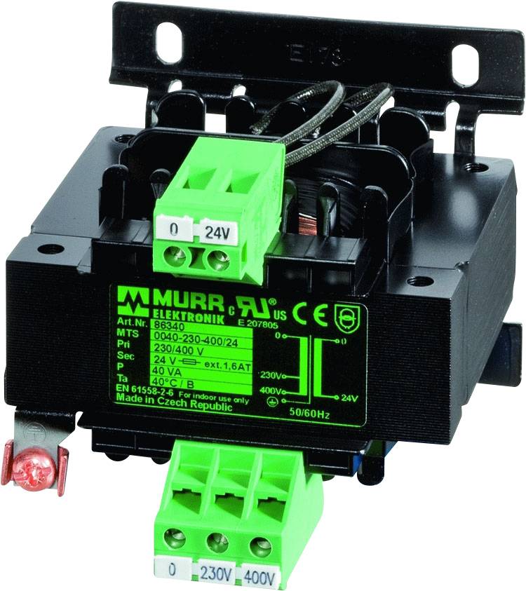 Murrelektronik 86341 bezbednosni transformator 230 V/AC → 24 V/AC, 400 V/AC