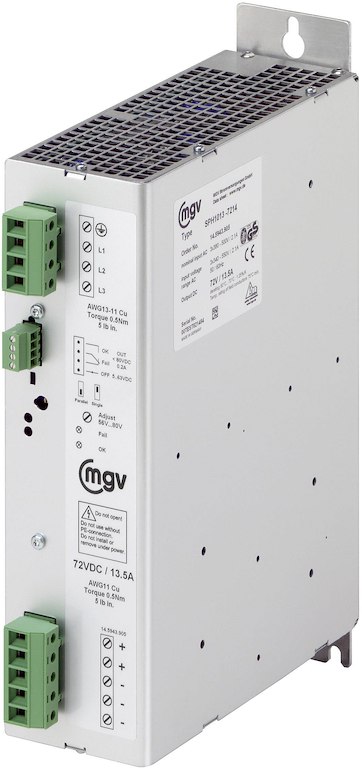 prekidačko napajanje 340 – 550 V/AC → 72 V/DC 13,5 A