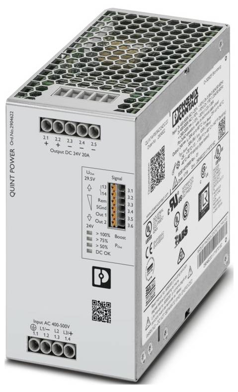 Phoenix Contact QUINT4-PS/3AC/24DC/20/VASS napajanje 400 V/AC → 26 V/DC 20 A