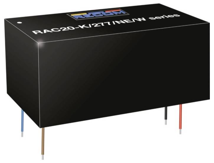 RECOM RAC20-24SK/277/NE/W AC/DC pretvarač 85 V/AC → 24 V 0,830 A