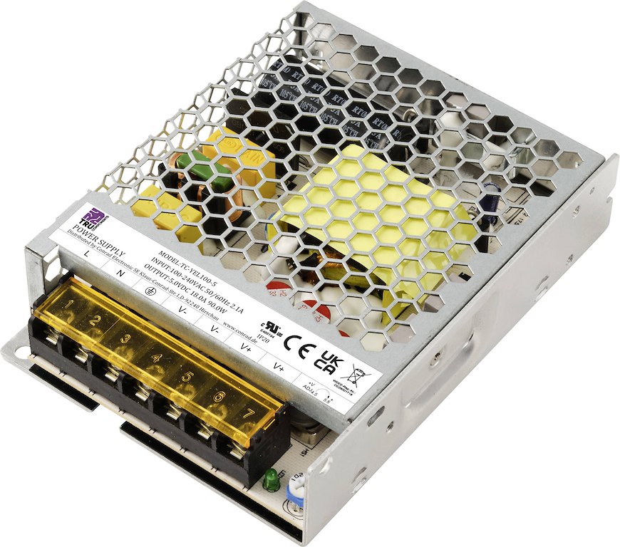 TRU COMPONENTS TC-13496736 napajanje 100 V/AC → 5 V/DC 18 A