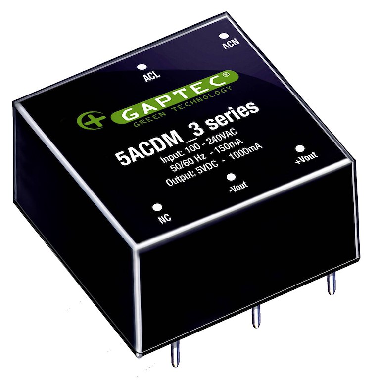 Gaptec 5ACDM_3 AC/DC pretvarač 90 V/AC → 24 V/DC 208 mA