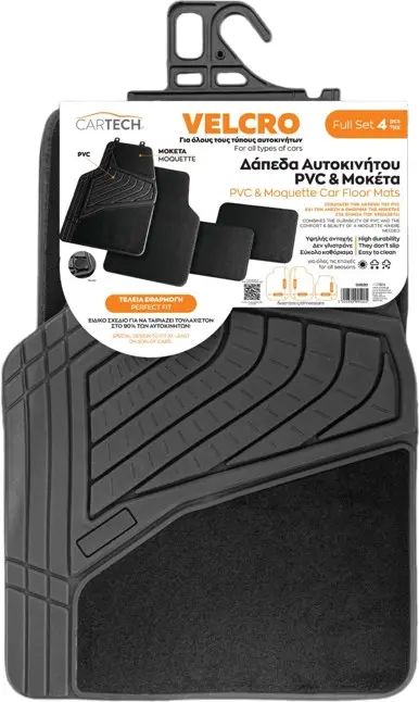 Cartech Univerzalne patosnice tepih/guma, 4 komada