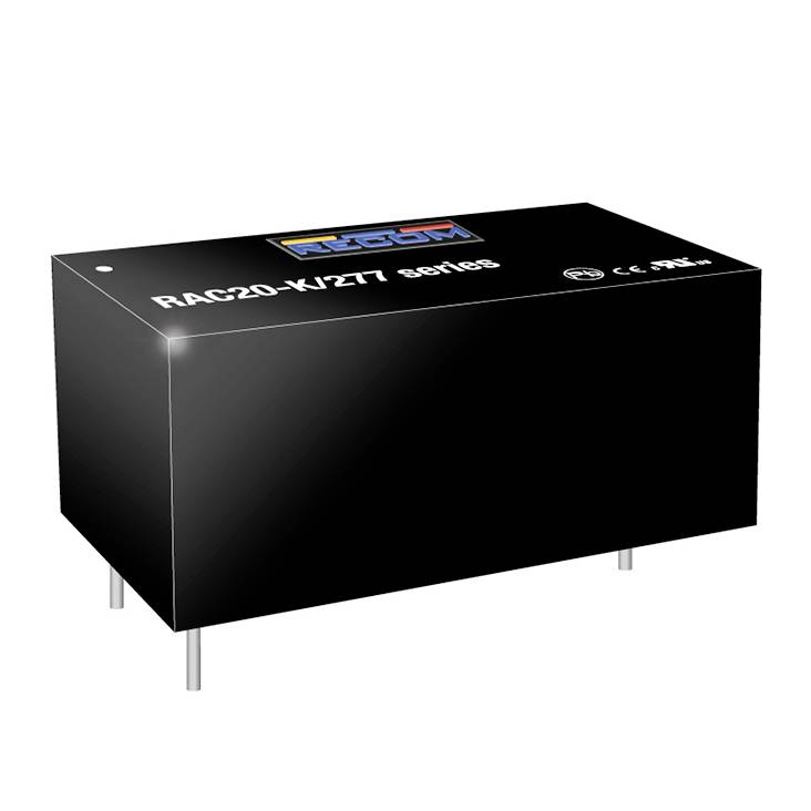 RECOM RAC20-24SK/277 prekidačko napajanje 120 V/DC → 24 V 0,83 A