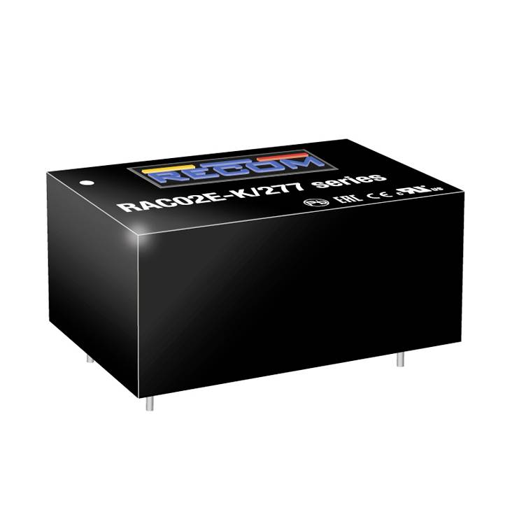 RECOM RAC02E-24SK/277 prekidačko napajanje 120 V/DC → 24 V 0,083 A
