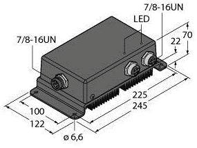 Turck PSU67-12-2480/M prekidačko napajanje 24 V/DC 7,6 A 1 x