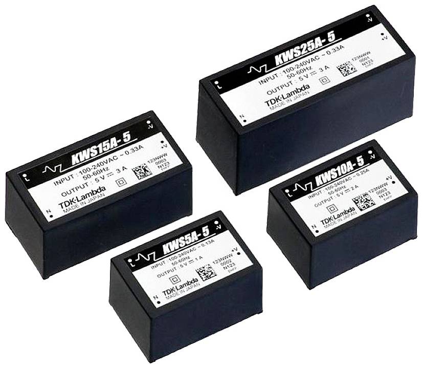 TDK-Lambda KWS10A-24 AC/DC napajanje za štampanu ploču 85 V/AC → 24 V 0,5 A