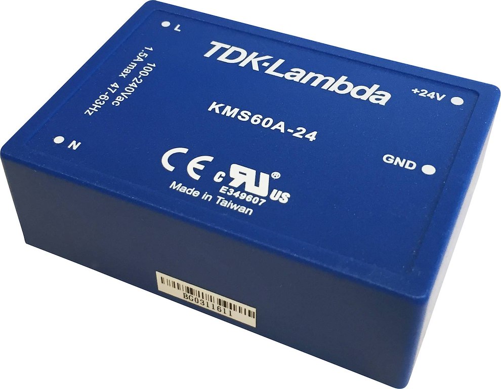 TDK-Lambda KMS60A-24 AC/DC napajanje za štampanu ploču 90 V/AC → 24 V 2,5 A