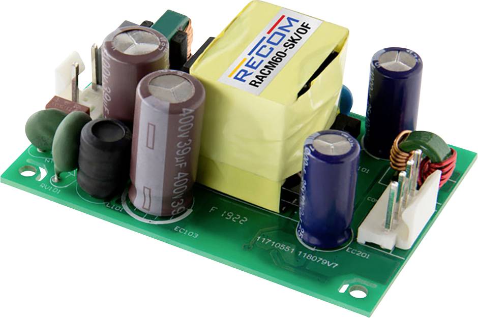 RECOM RACM60-24SK/OF AC/DC napojni modul, otvoreni okvir 24 V 60 W otvorena izvedba