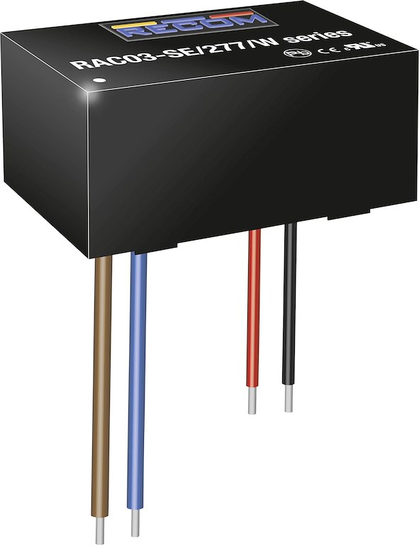 RECOM RAC03-12SE/277/W AC/DC napajanje za štampanu ploču 12 V 3 W