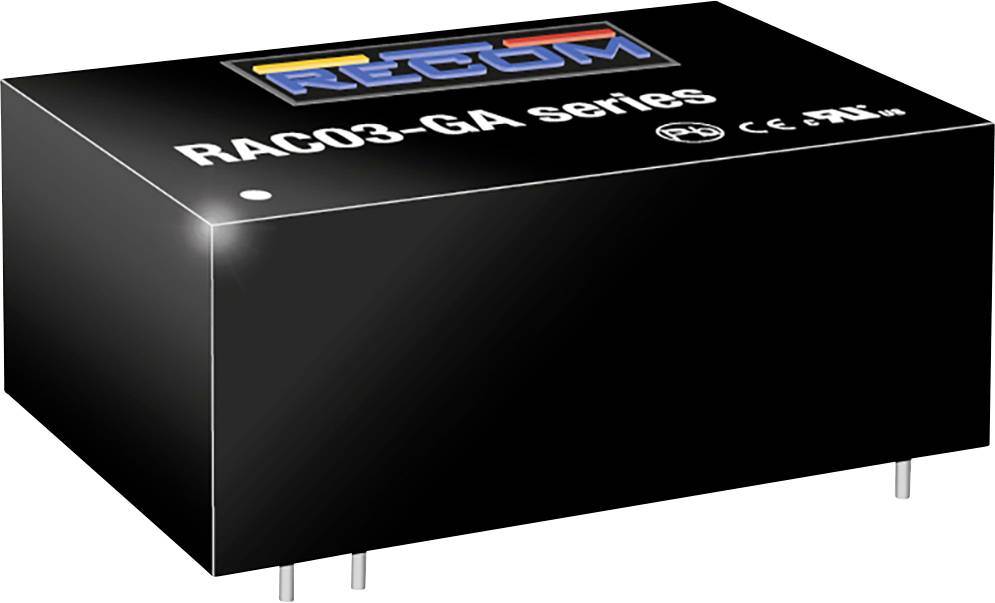 RECOM RAC03-05SGA AC/DC napajanje za štampanu ploču 5 V 3 W