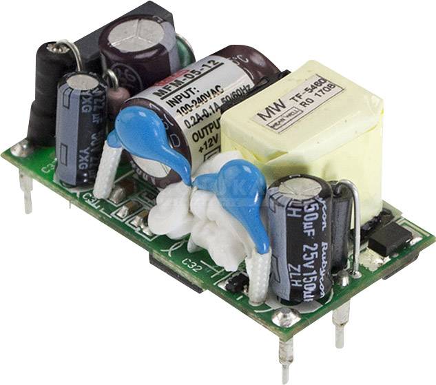 MEAN WELL MFM-05-24 AC/DC napajanje za štampanu ploču 80 V/AC → 24 V/DC 0,23 A