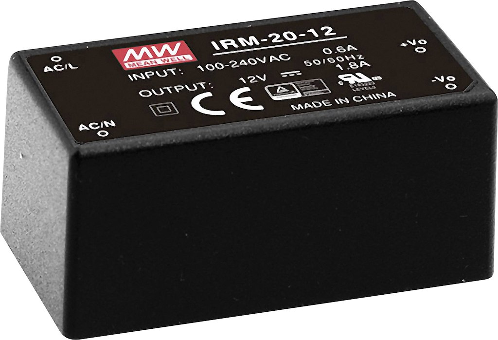MEAN WELL IRM-20-3.3 AC/DC napajanje za štampanu ploču 90 V/AC → 3,3 V/DC