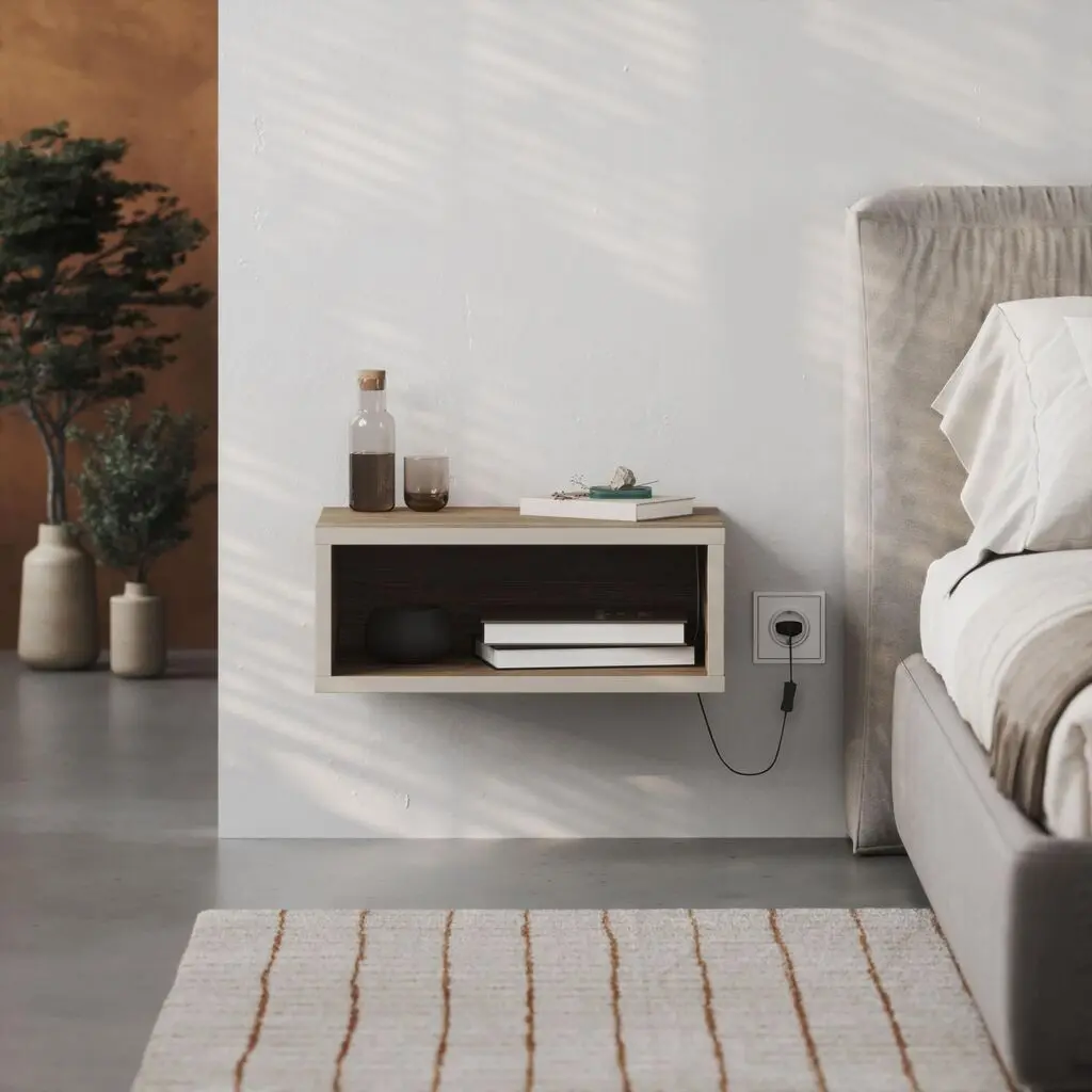 Hanah Home Noćni stočić, 45x18x30cm, Pesak
