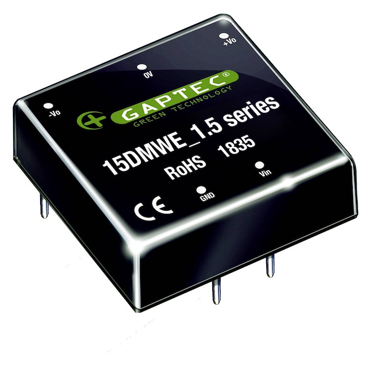 Gaptec 15DMWE_1.5 DC/DC pretvarač 18 V/DC → 12 V/DC 1,25 A 15 W