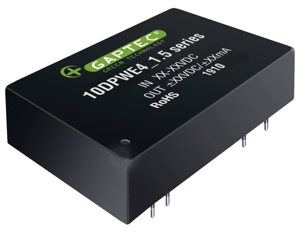 Gaptec 10DPWE4_1.5 DC/DC pretvarač 9 V/DC → 12 V/DC 833 mA 10 W