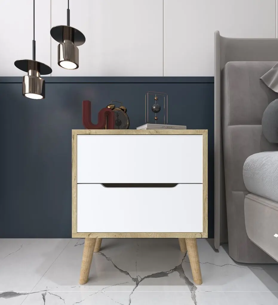 Hanah Home Noćni stočić, Beli