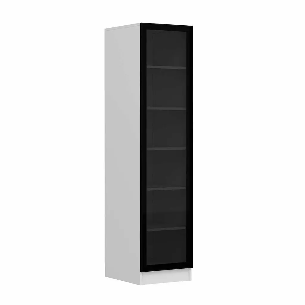 Hanah Home Garderober Minar Kale-8747, 45x210x52 cm, Belo-crni