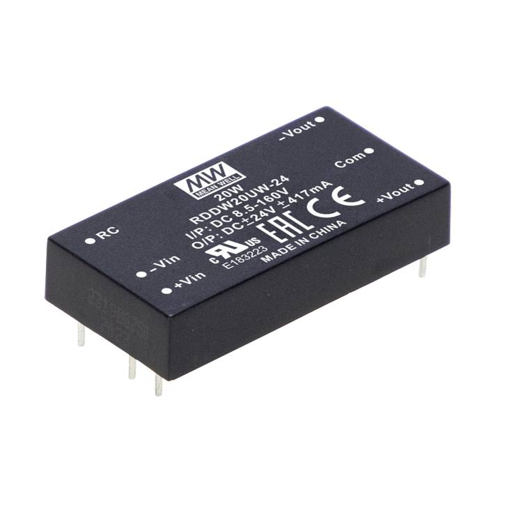 MEAN WELL RDDW20UW-24 DC/DC pretvarač za štampanu ploču 8,5 V → 24 V/DC 417 mA 20 W