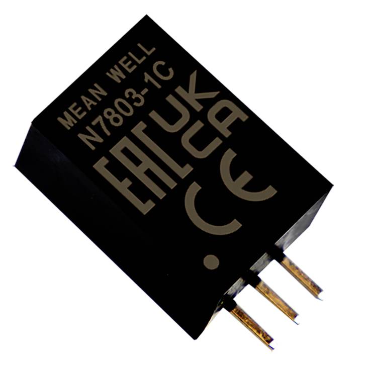 MEAN WELL N7805-1C DC/DC pretvarač za štampanu ploču 1 A 5 W