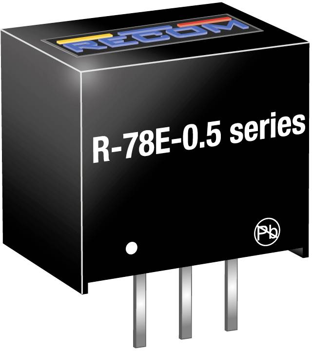 RECOM R-78E9.0-0.5 DC/DC pretvarač za štampanu ploču 500 mA SIP-3