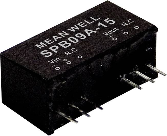 MEAN WELL SPB09A-24 DC/DC pretvarački modul 9 V/DC → 24 V/DC 375 mA 9 W