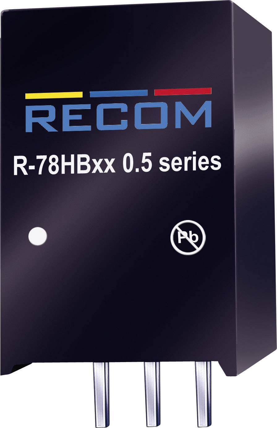 RECOM R-78HB3.3-0.5 DC/DC pretvarač za štampanu ploču 48 V/DC → 3,3 V/DC 0,5 A 1,65 W