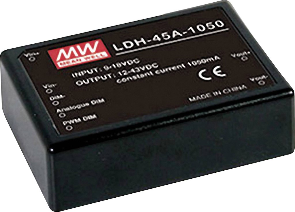 MEAN WELL LDH-45B-500 DC/DC pretvarač za štampanu ploču 18 V/DC → 86 V/DC 43 W