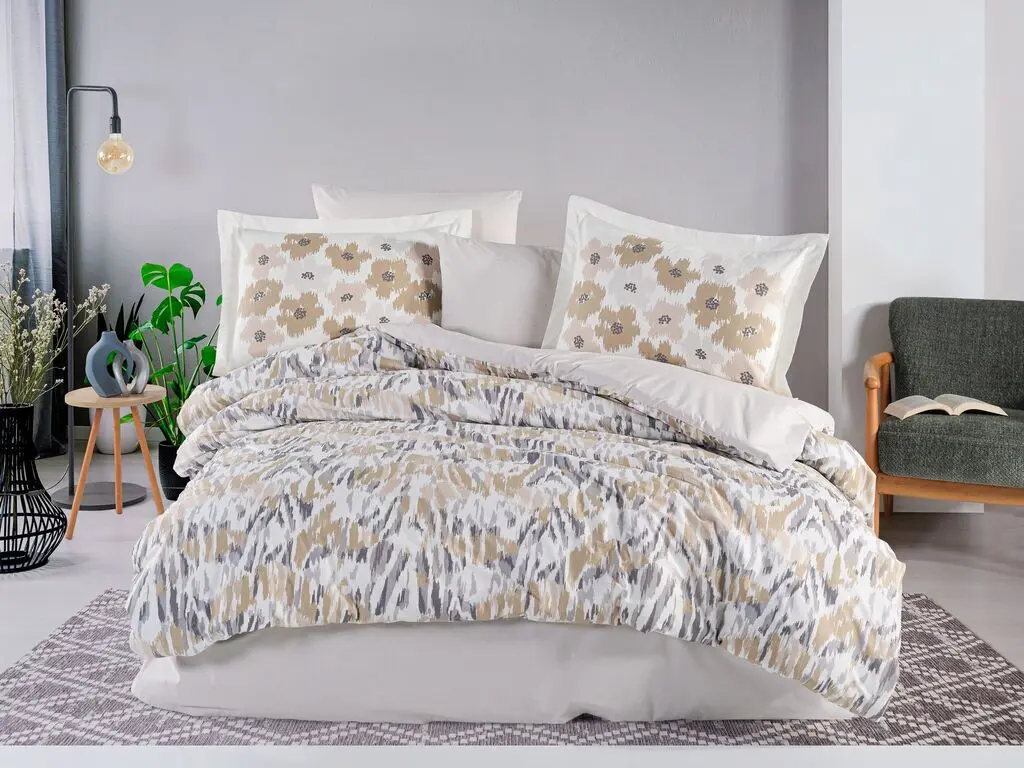 L'essentiel Maison Set poplin posteljine, Bež