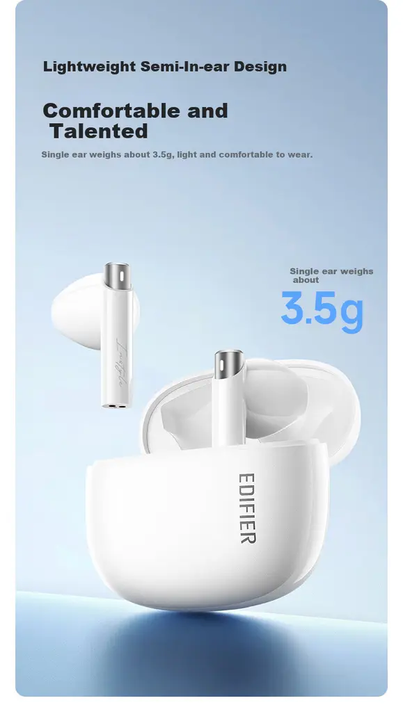 Manbuzhehuazai Bluetooth slušalice, Bele