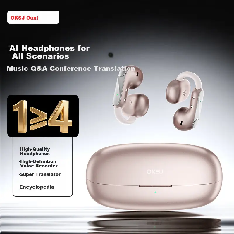 OKSJ Bluetooth slušalice, Rose gold