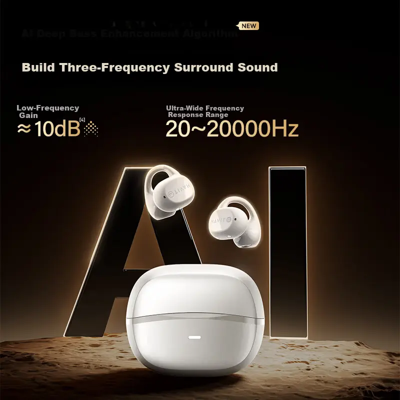 Havit Bluetooth slušalice OWS916, Bele