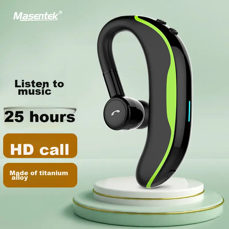 Masentek Bluetooth slušalica F600, Crno-zelena