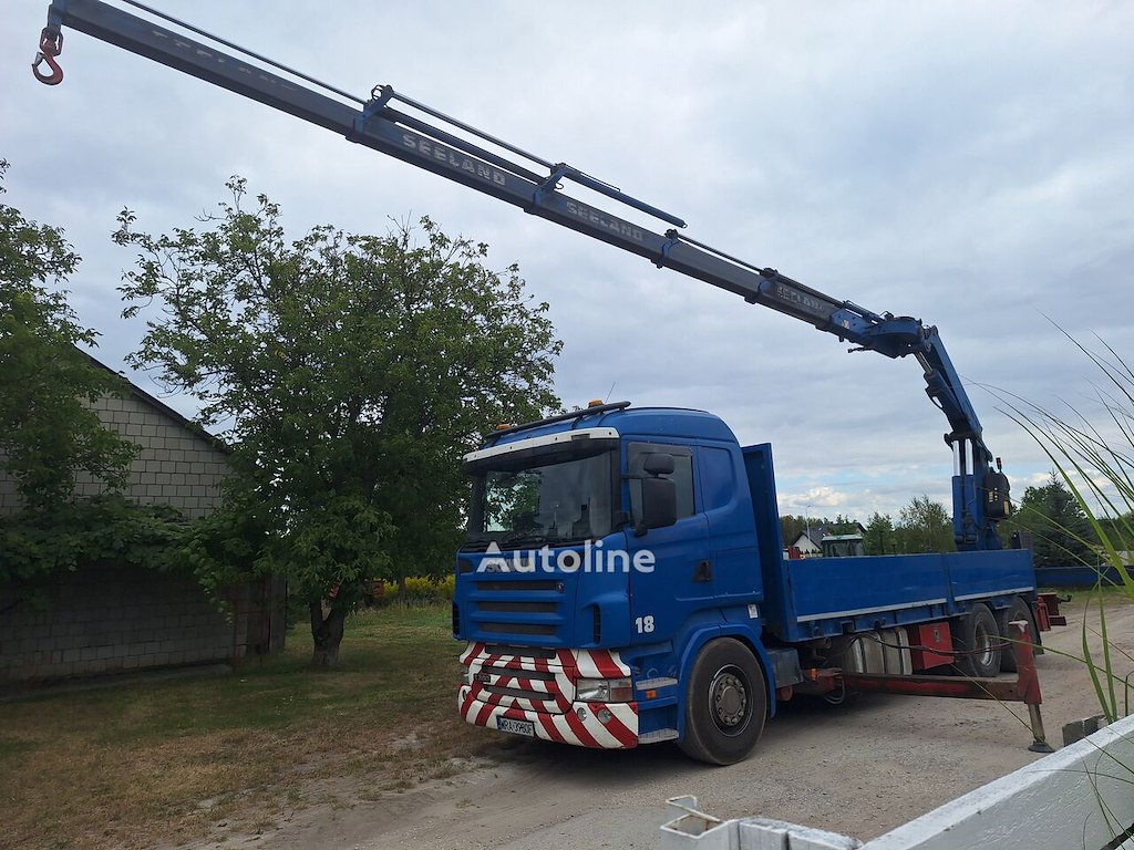 Scania R380 Fasii 455 kamion s ravnom platformom