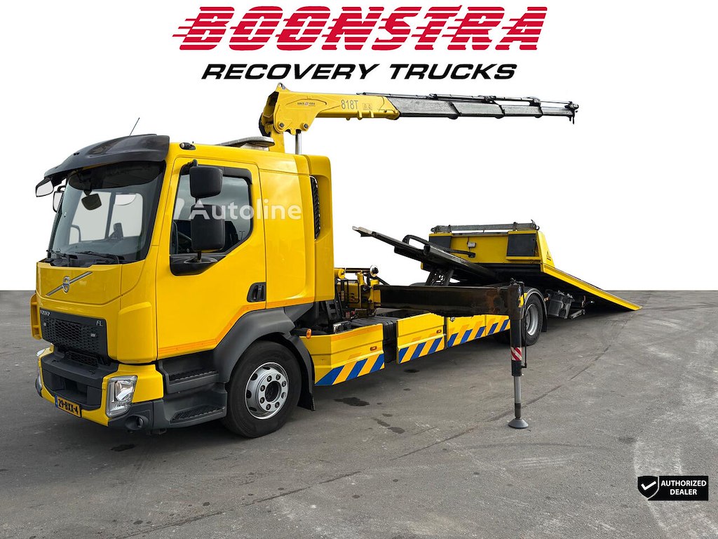 Volvo FL 250 Falkom FAS 5000 AMCO VEBA 818T 4S 18T kraan šlep auto