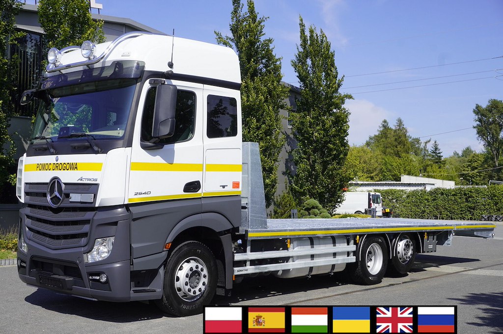 Mercedes-Benz Actros 2540 6×2 / 90 tho. km! / NEW GALVANIZED tow truck 9 m / 5 šlep auto