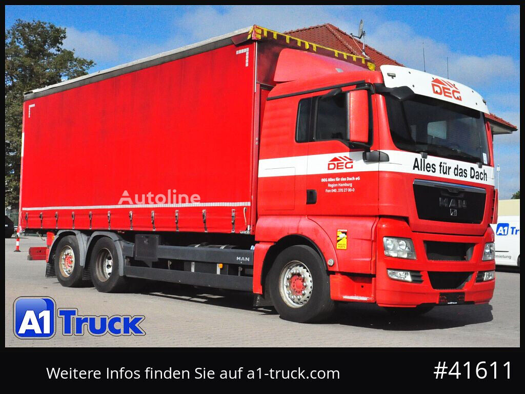 MAN TGX 26.360 BL Tautliner Intarder Lenkachse kamion s ceradom