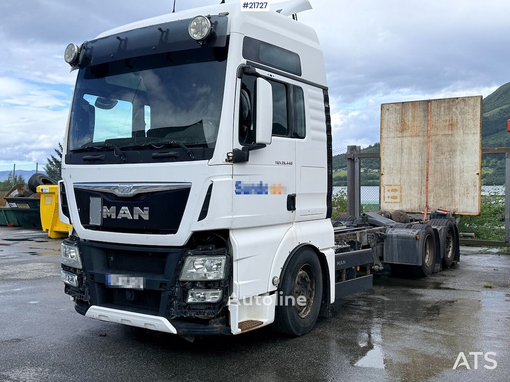 MAN 2015 MAN TGX 26.440 Chassis. Rep objekt kamion s ceradom