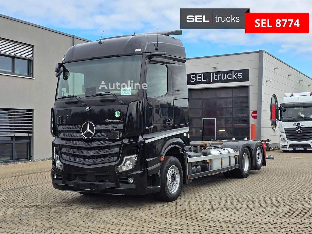 Mercedes-Benz Actros 2553 Euro: 6E | Retarder | Lenkachse | Liftachse | Mirror vozilo za prevoz kontejnera